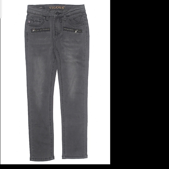 Vigoss | Bottoms | Vigoss Girls Denim Jeans Jagger Super Stretch Grey ...